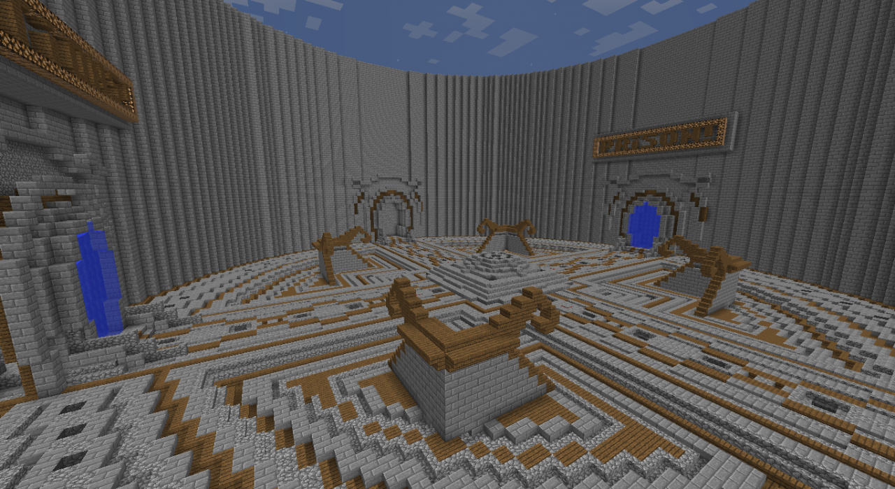 Small Hub server spawn Minecraft Map
