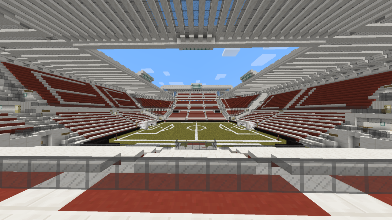 ''Fulton'' Soccer stadium / Football stadium Minecraft Map