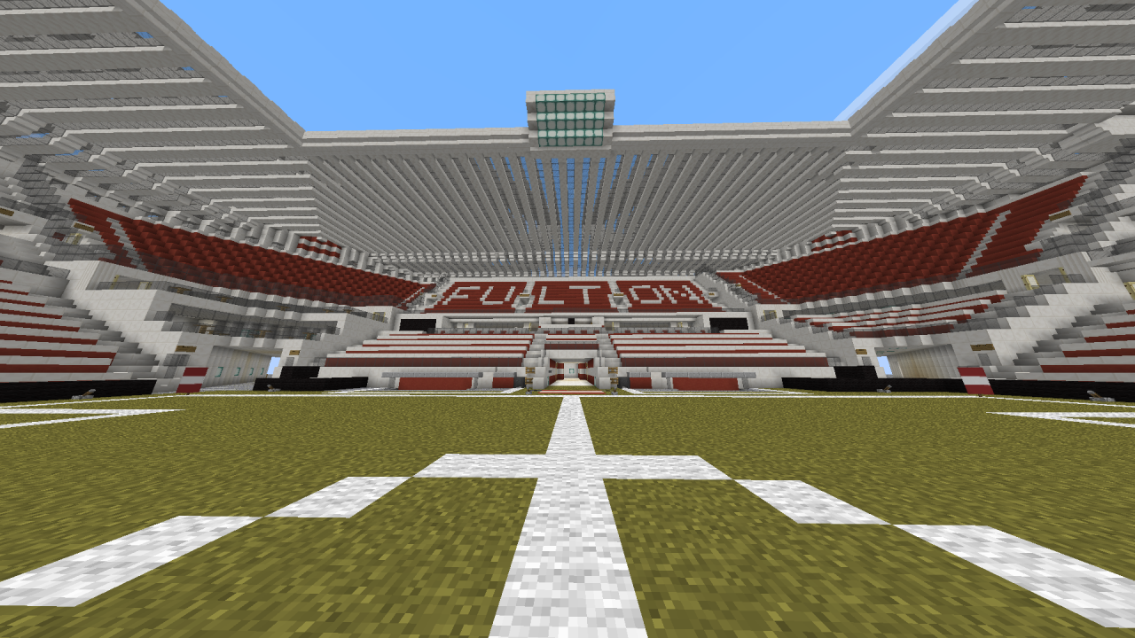 ''Fulton'' Soccer stadium / Football stadium Minecraft Map