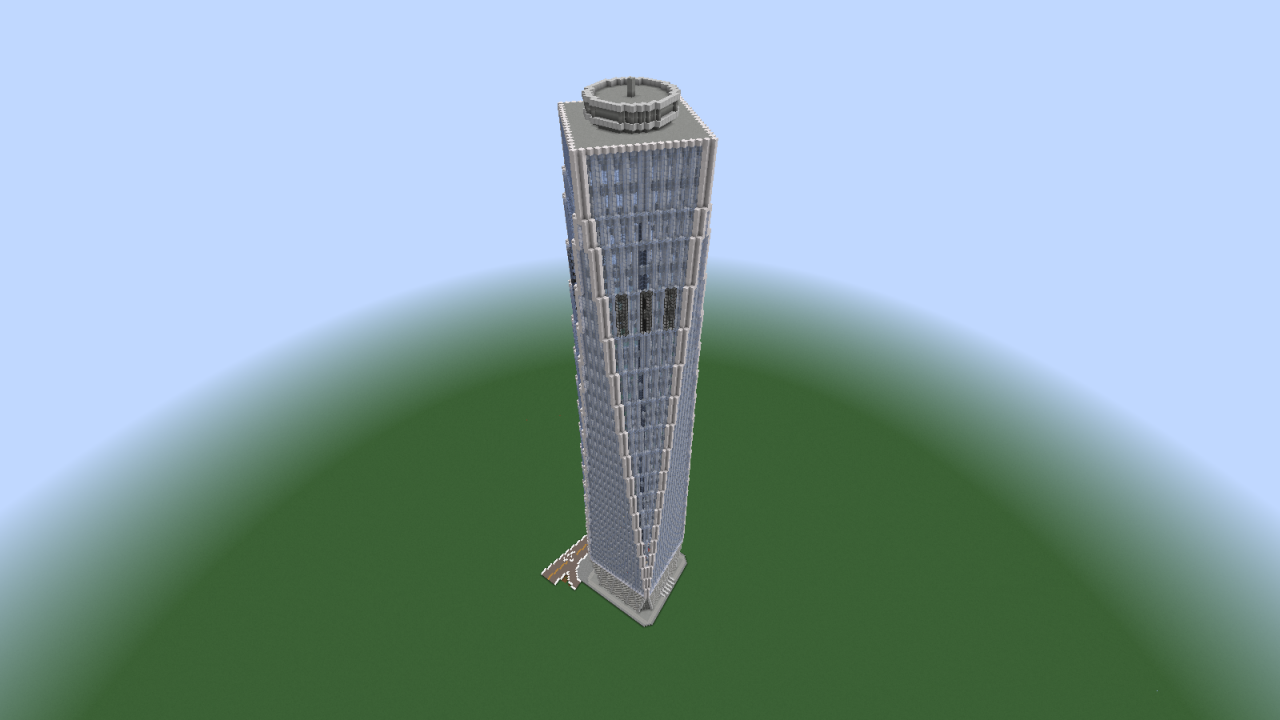 One World Trade Center (NY) scale 1:1.7 Minecraft Map
