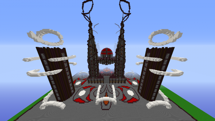 Amazing Nether Themed Faction Server Spawn Minecraft Map