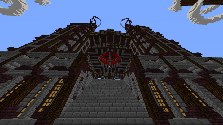 Amazing Nether Themed Faction Server Spawn Minecraft Map