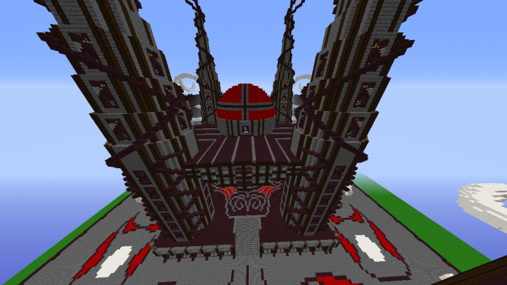 Amazing Nether Themed Faction Server Spawn Minecraft Map