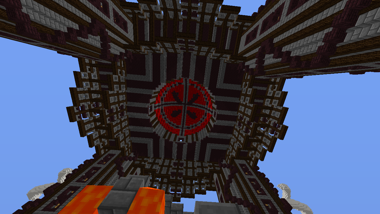 Amazing Nether Themed Faction Server Spawn Minecraft Map