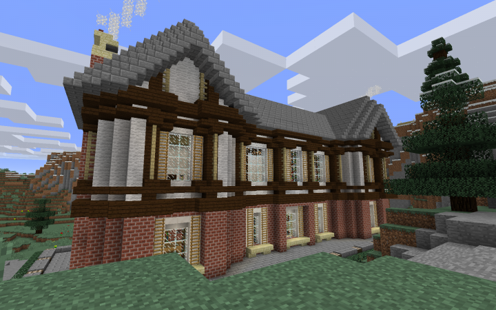 Small Tudor Mansion Minecraft Map