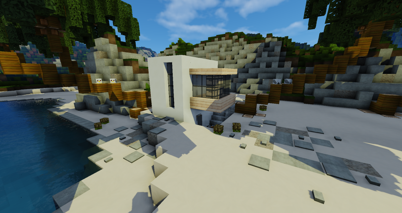 Modern House - 7x7 Minecraft Map