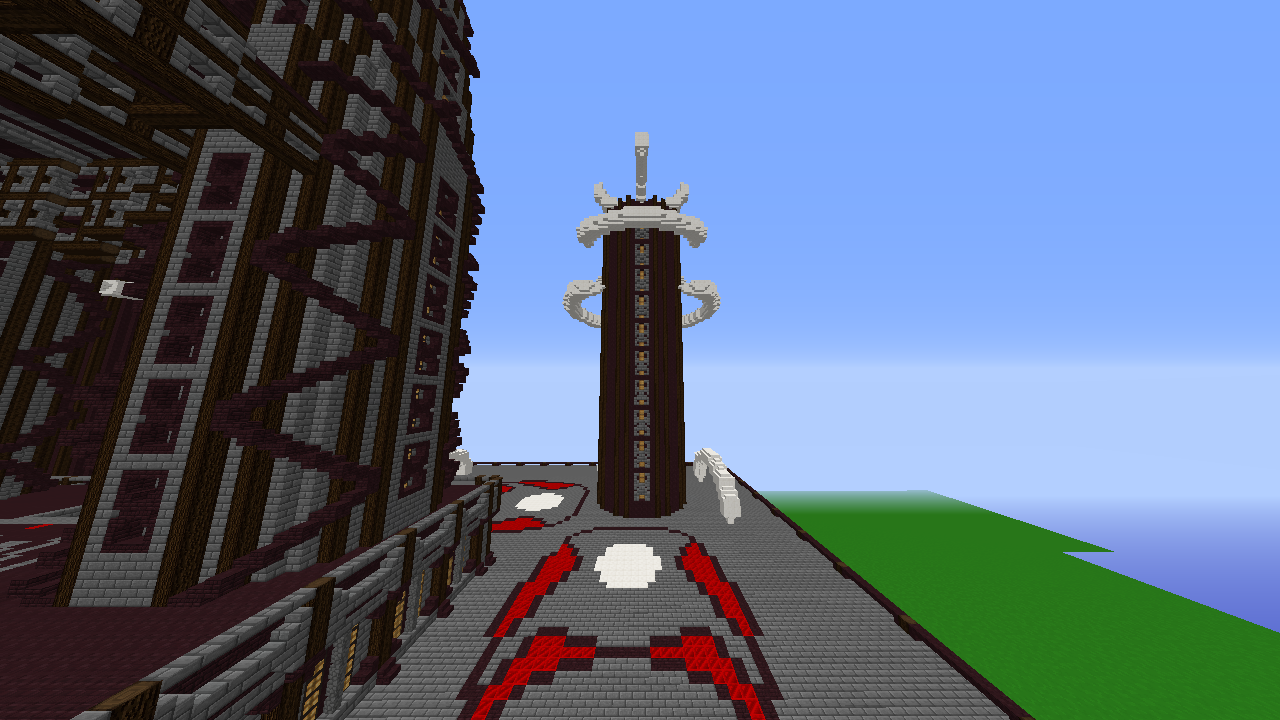 Amazing Nether Themed Faction Server Spawn Minecraft Map