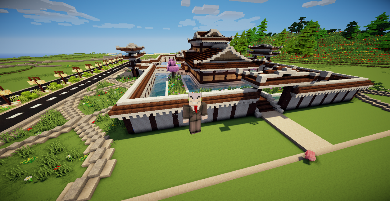 Japanese Temple Minecraft Map