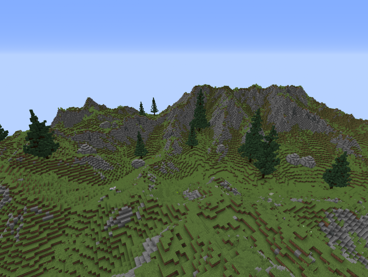 Alpine Mountains - Worldpainter Terrain Minecraft Map