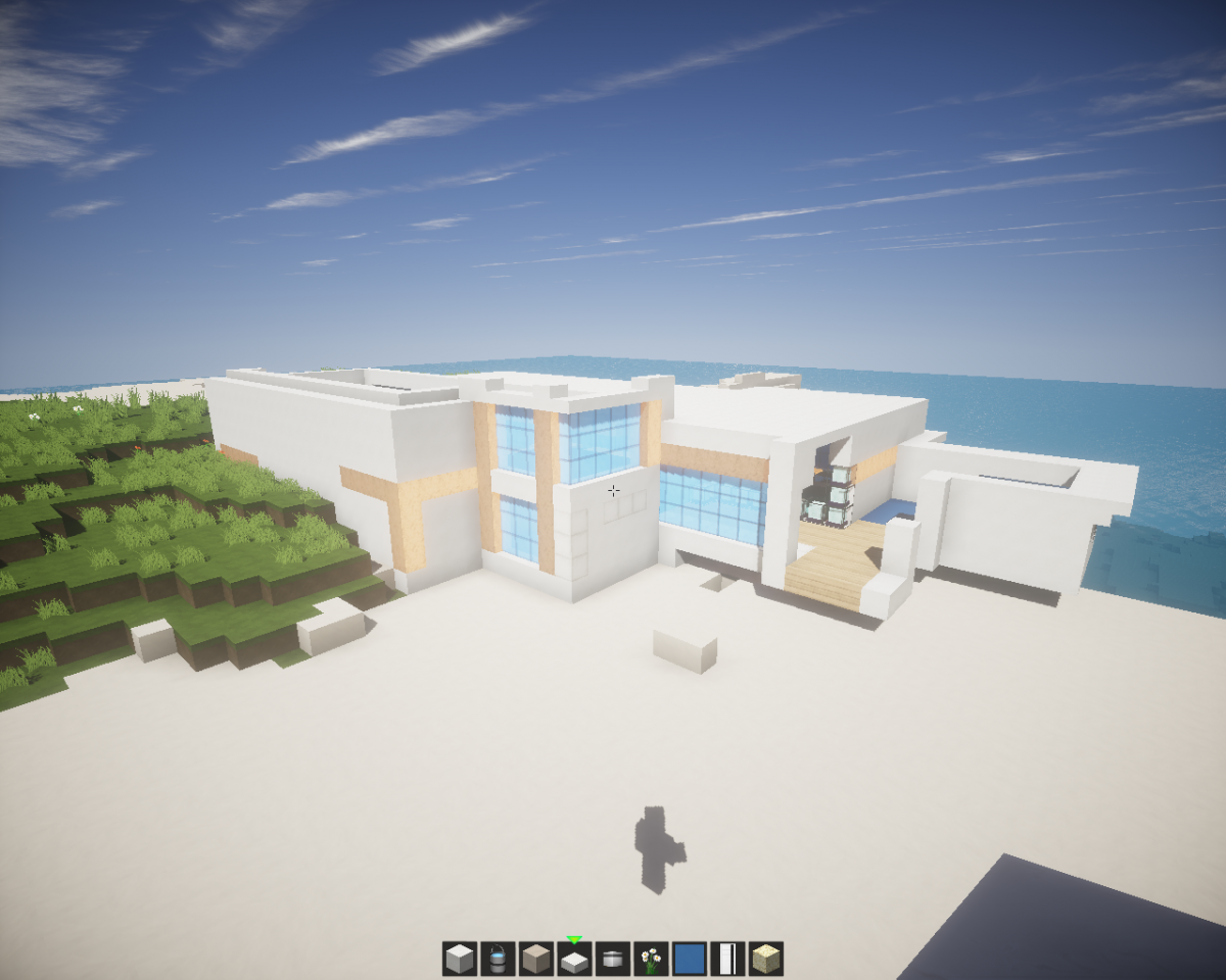 BEAUTIFLE modern house shaders Minecraft Map