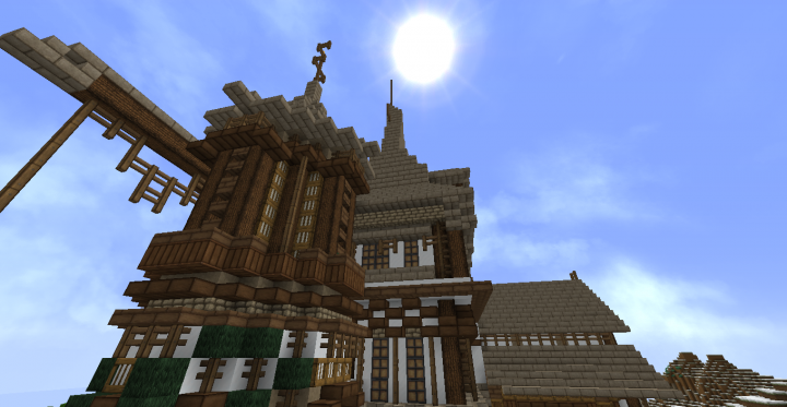 Medieval Snow Manor Minecraft Map