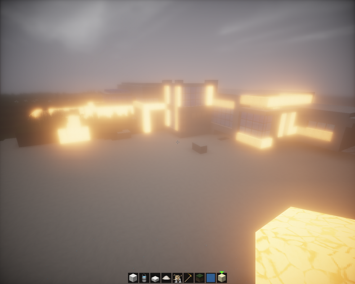 BEAUTIFLE modern house shaders Minecraft Map