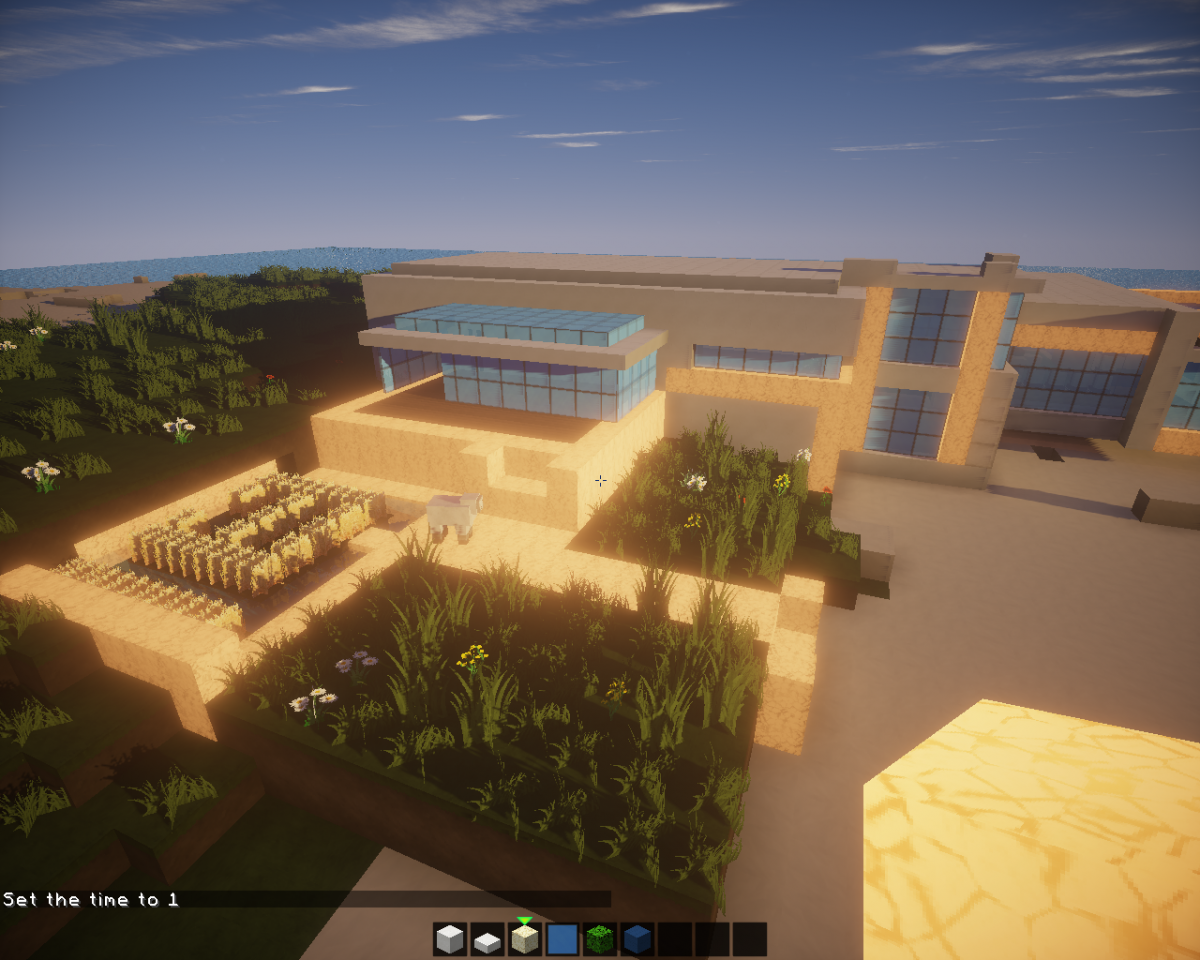 BEAUTIFLE modern house shaders Minecraft Map
