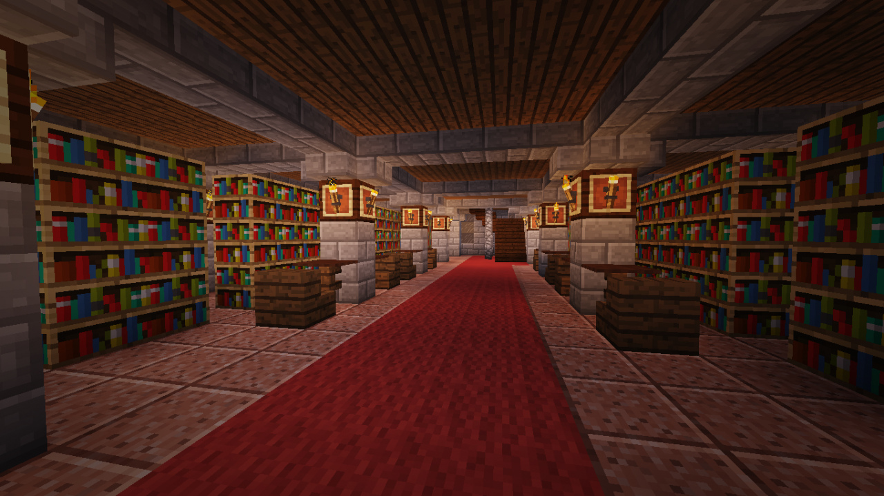 19th/20th Century Library Minecraft Map