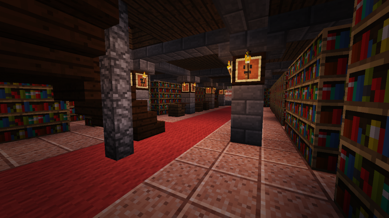 19th/20th Century Library Minecraft Map