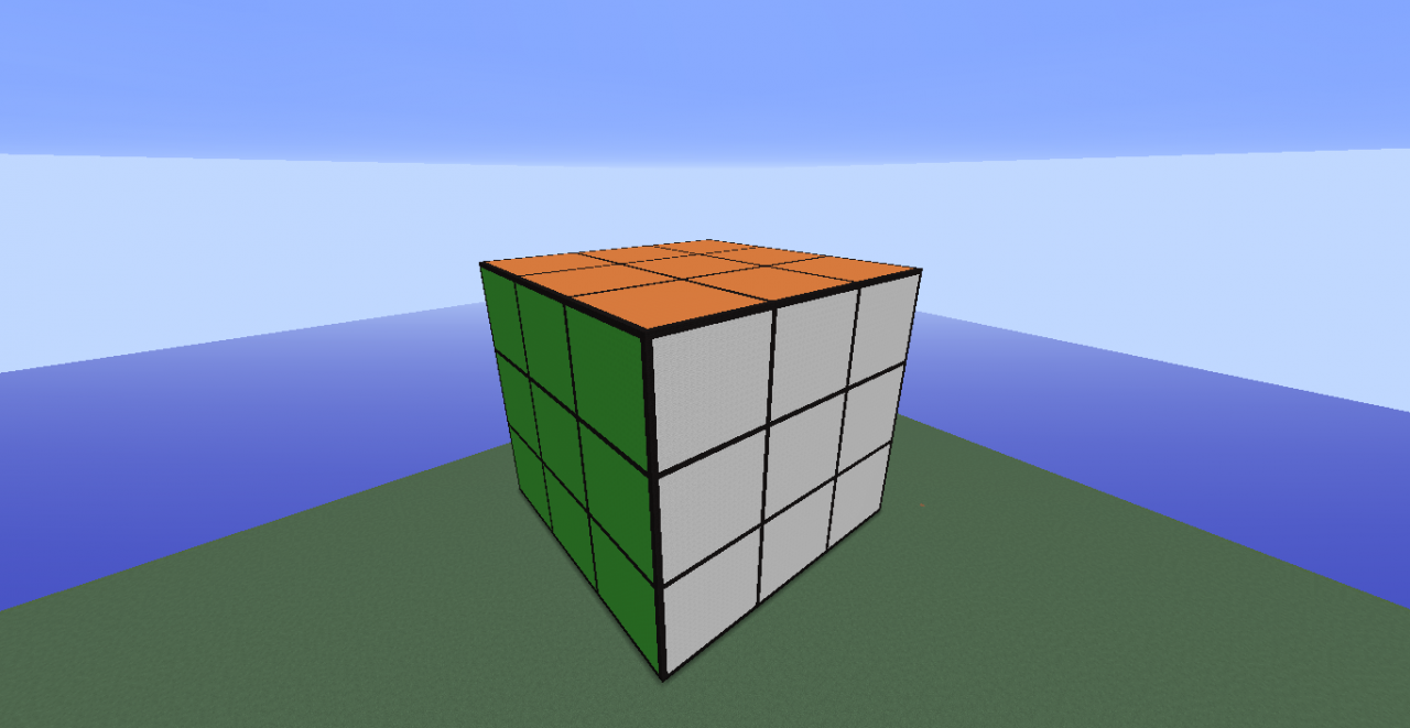 bigest rubix cube Minecraft Map