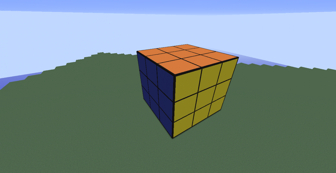 bigest rubix cube Minecraft Map