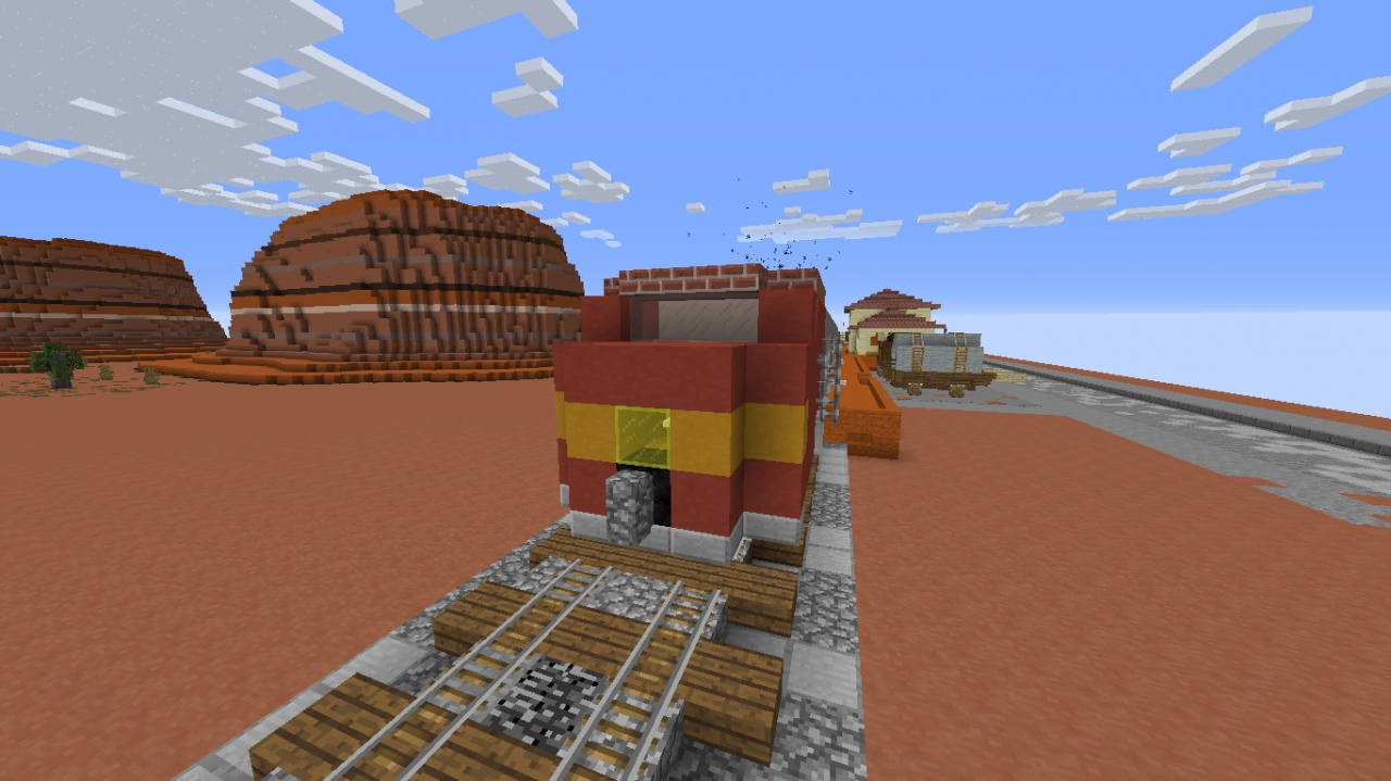 Arizona/Mesa/Western Train Station With Santa Fe Train Minecraft Map