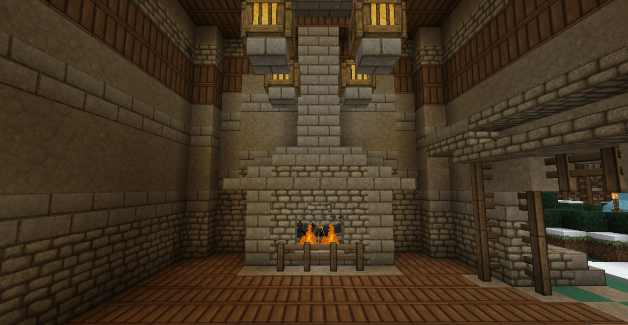 Medieval Snow Manor Minecraft Map