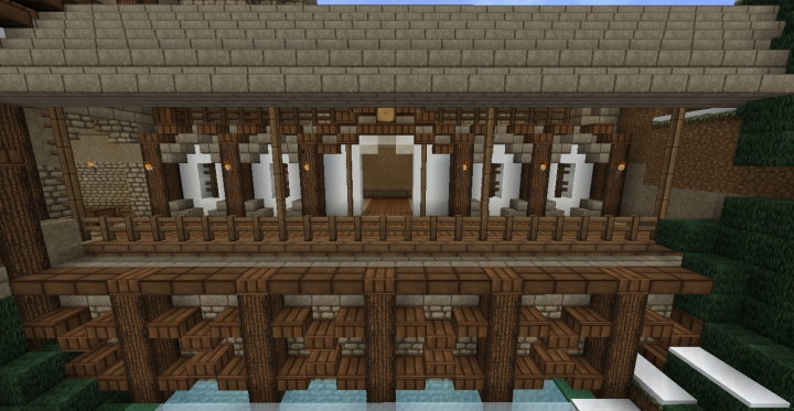 Medieval Snow Manor Minecraft Map