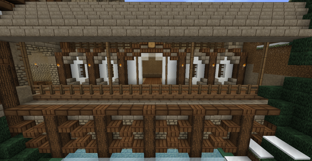 Medieval Snow Manor Minecraft Map