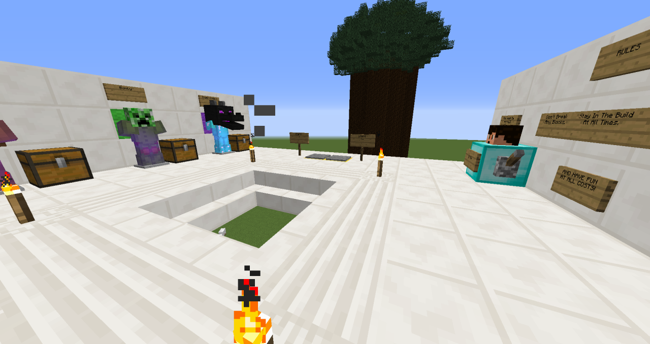 [1.9] Burning Tree || For Pat and Jen Minecraft Map