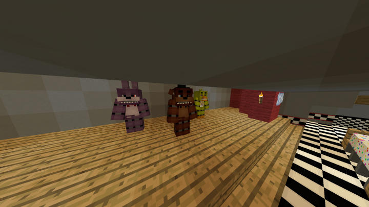 FNAF 1 Map (1.8 YOU NEED THE RESOURCE PACK ...