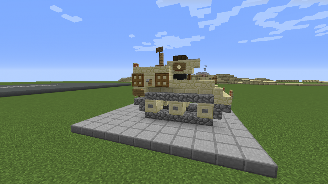 Military vehicules Minecraft Map