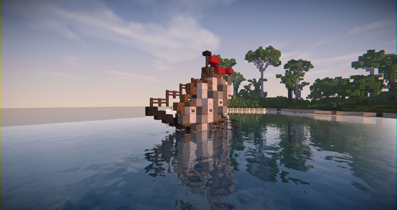 Medieval FIshing Ship | Schematic Minecraft Map