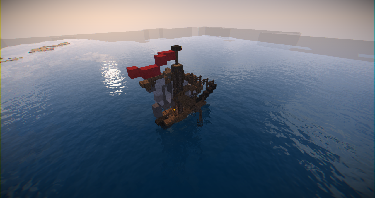 Medieval FIshing Ship | Schematic Minecraft Map