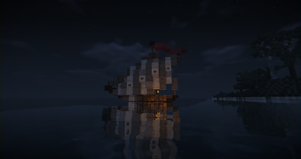 Medieval FIshing Ship | Schematic Minecraft Map