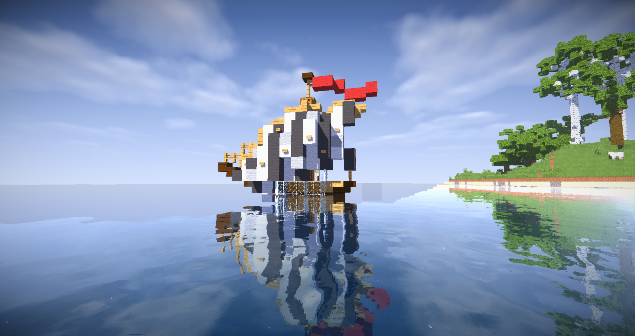 Medieval FIshing Ship | Schematic Minecraft Map