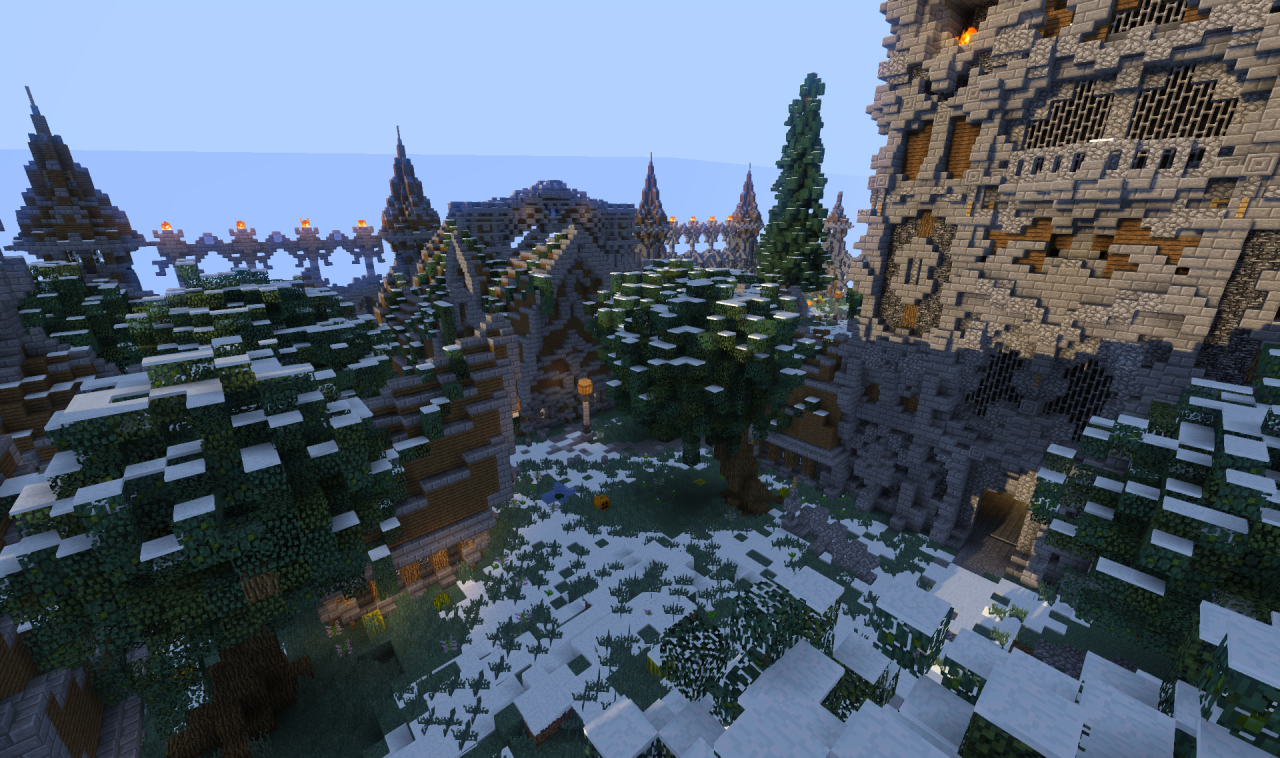 Epic Medieval Faction Spawn Minecraft Map