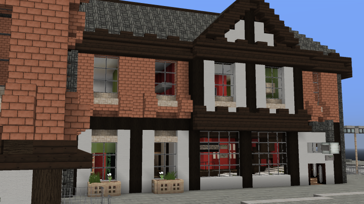 British Fish and Chip Shop with house! WOK Minecraft Map