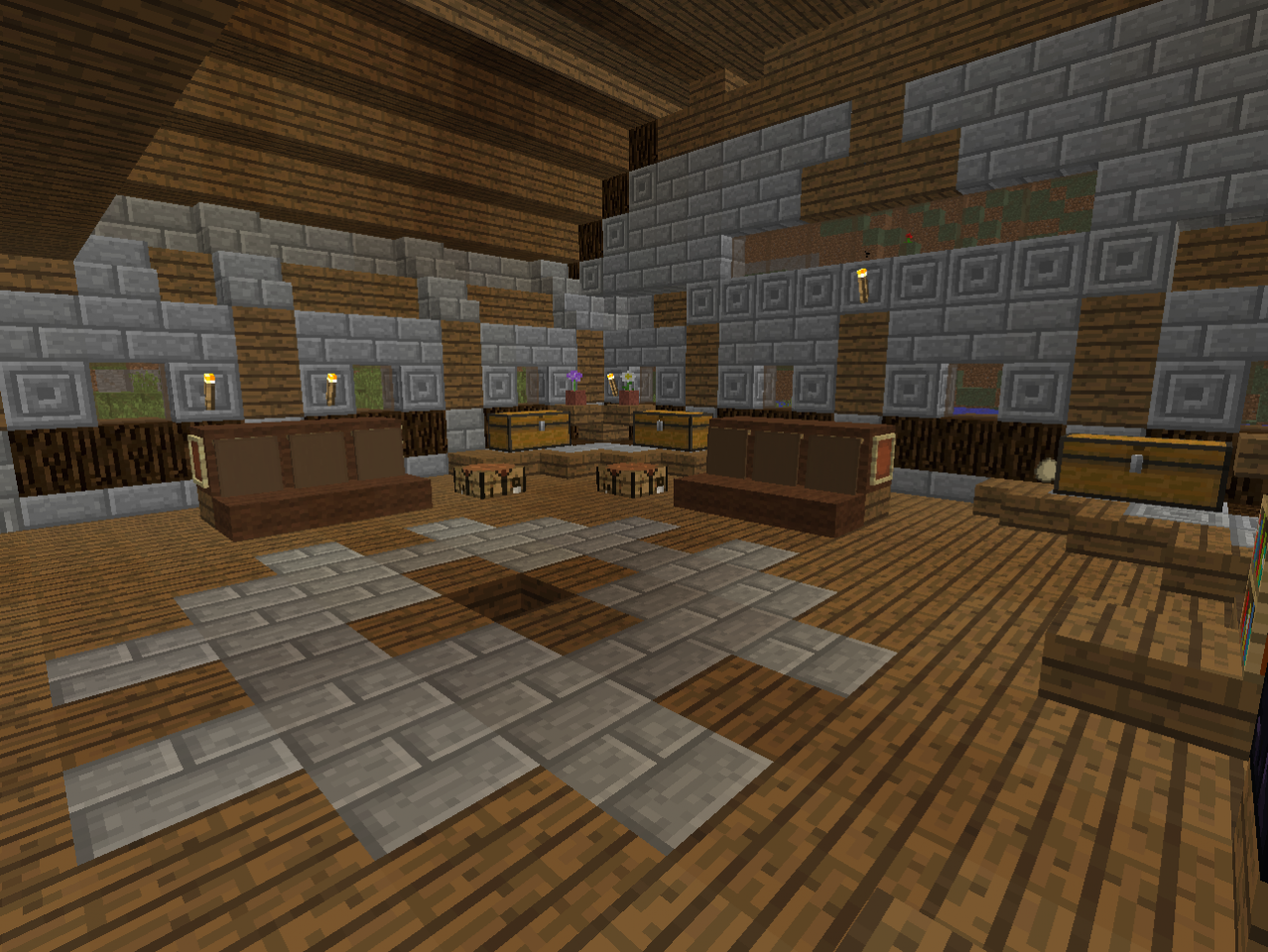 Big multipurpose building Minecraft Map