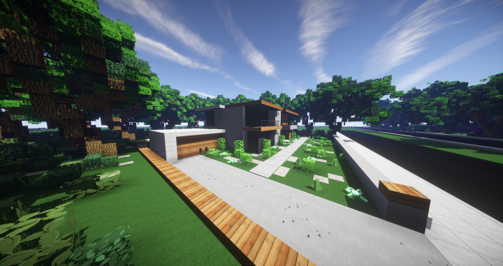 Sinbad Creek Modern House Minecraft Map