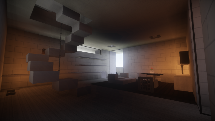 Cube on Cube House Minecraft Map