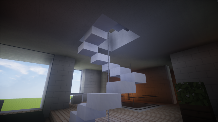 Cube on Cube House Minecraft Map