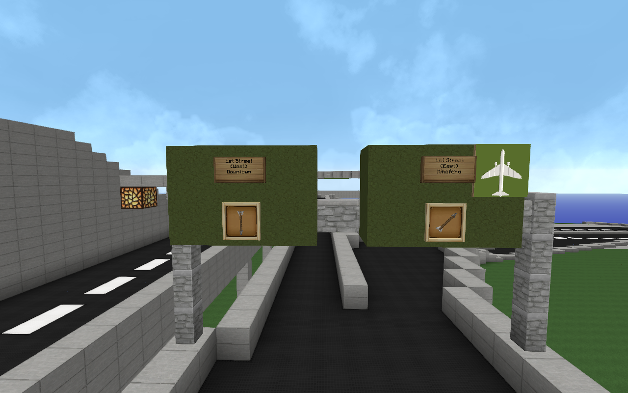 Crafton 3-Level Interchange Minecraft Map