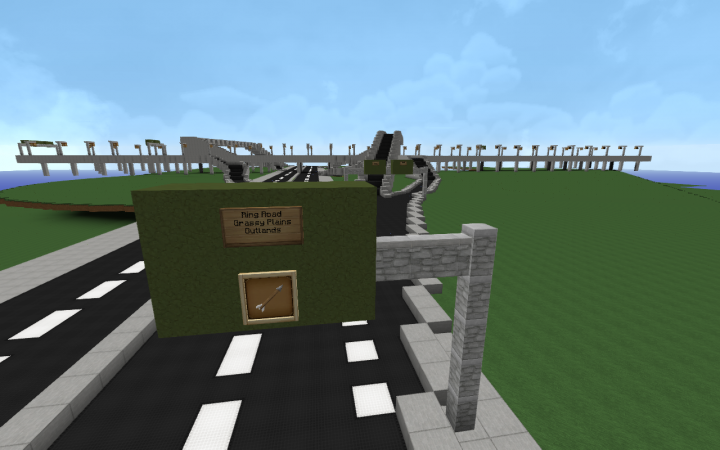 Crafton 3-Level Interchange Minecraft Map