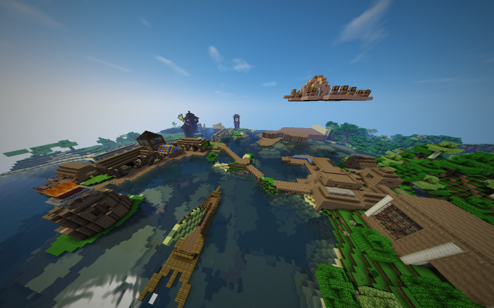 MoshCow Productions RPG World Build Minecraft Map