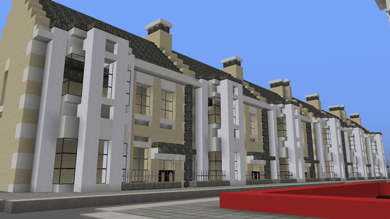 6 English Seaside Terraced houses with Bay Windows!:D WOK Minecraft Map