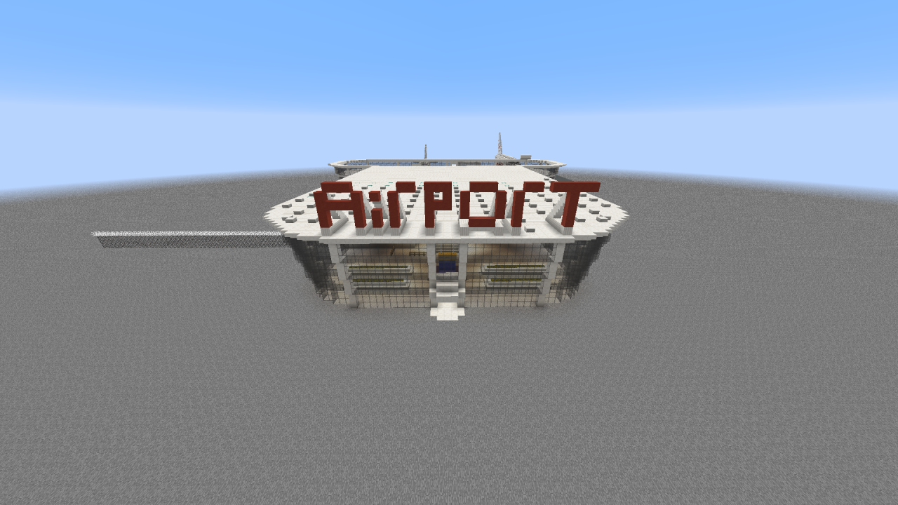 Small modern airport Minecraft Map