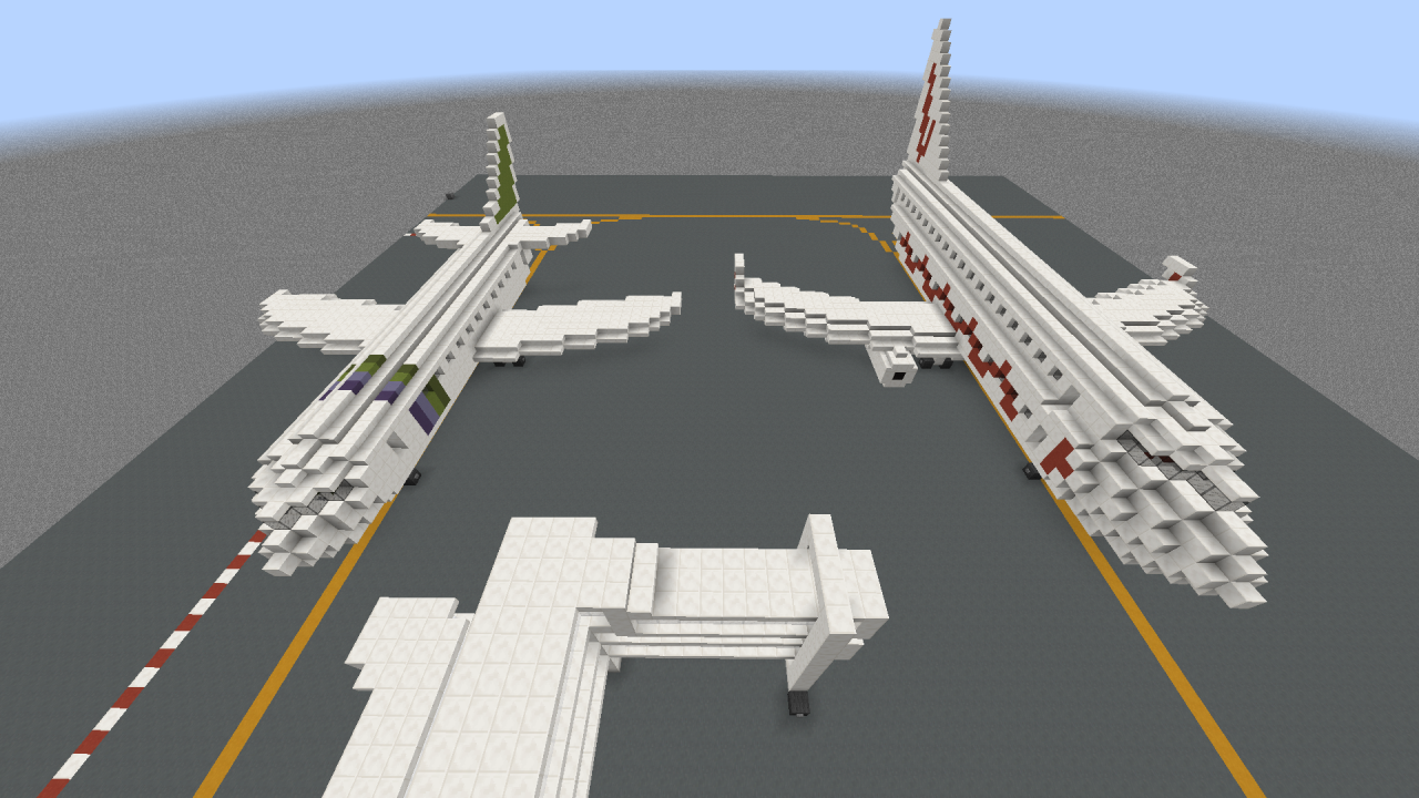 Small modern airport Minecraft Map