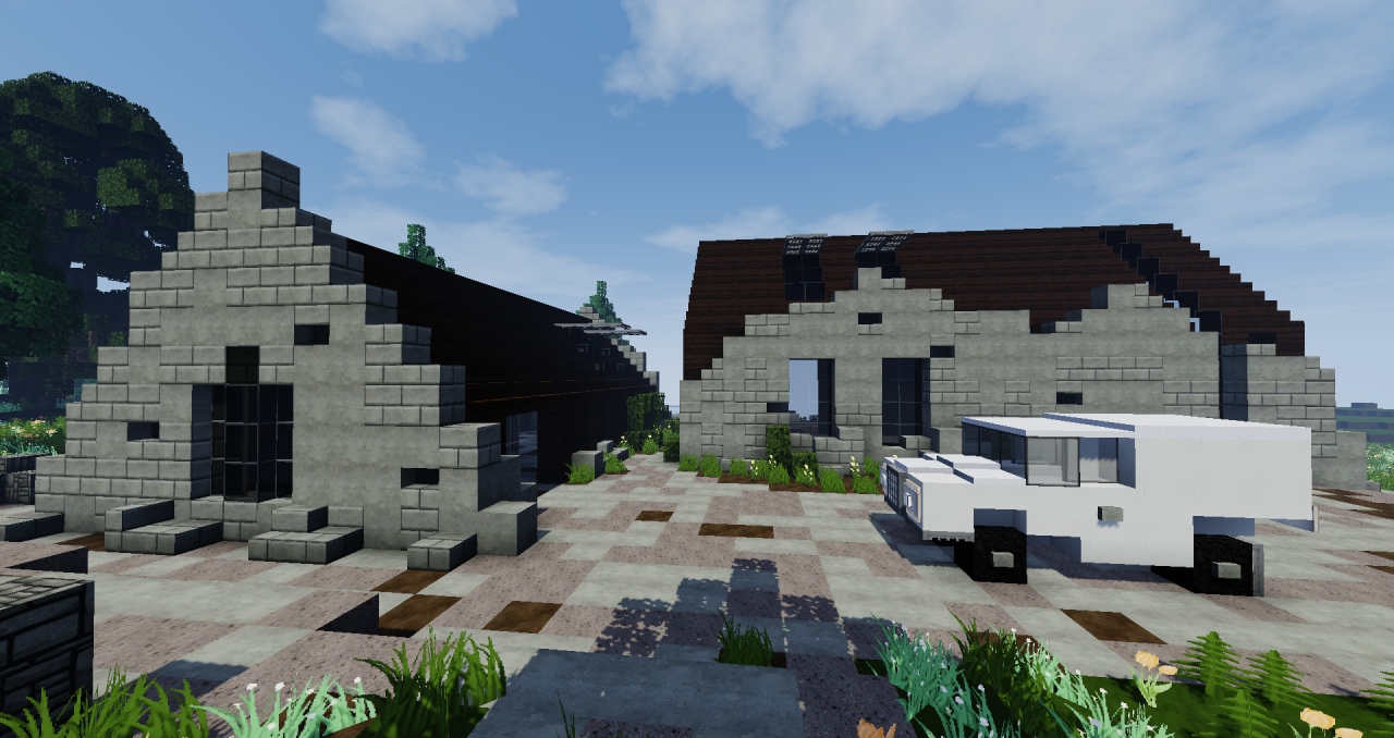 Modern Barn | Modern House Minecraft Map