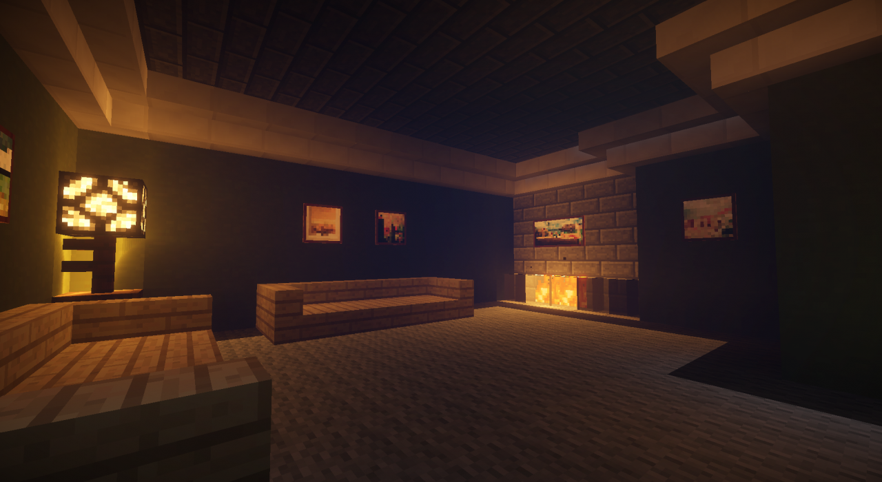 Green Suburban House Minecraft Map