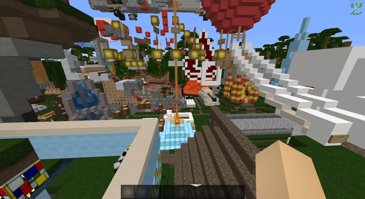 a world that has alot of stuf ;_; Minecraft Map