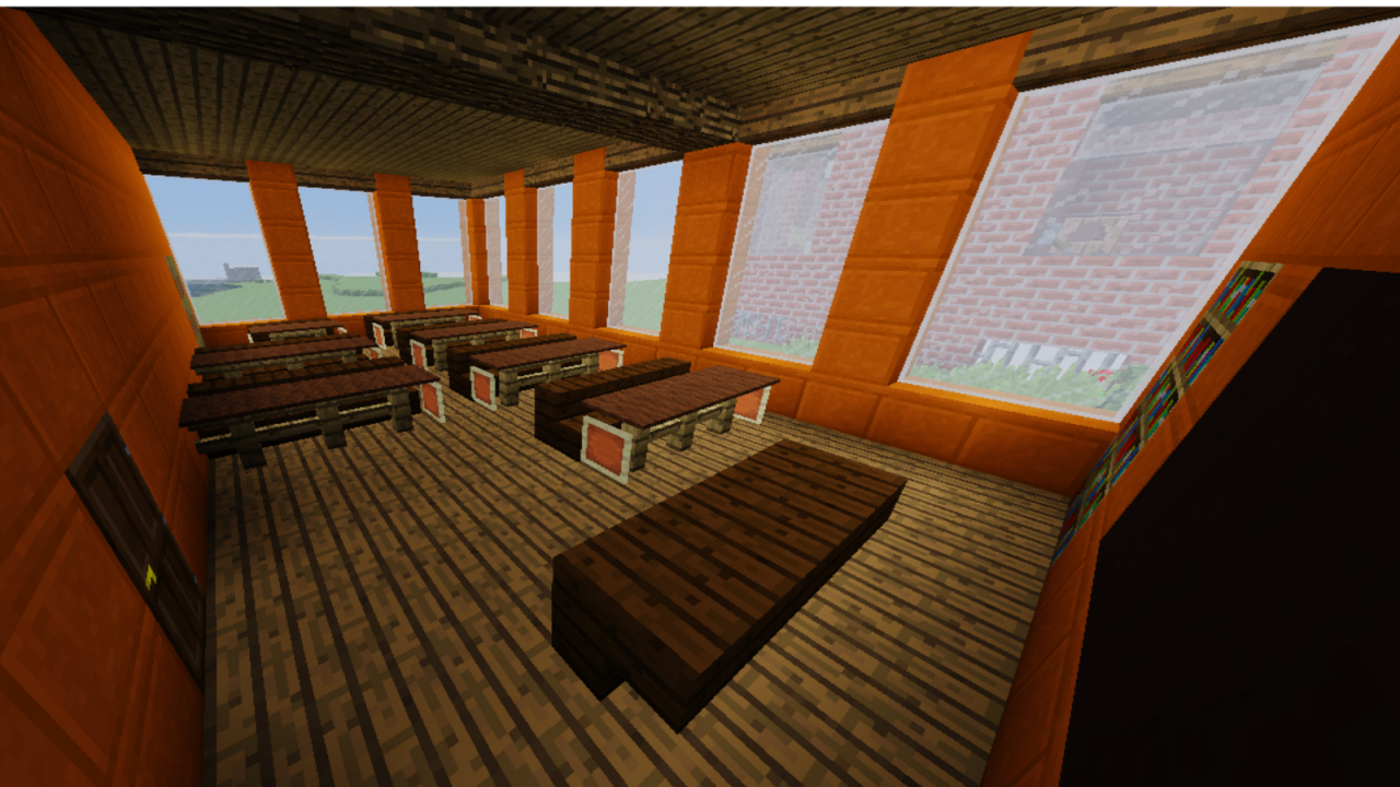 20th Century/Old School Building Minecraft Map