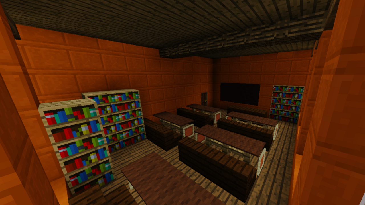 20th Century/Old School Building Minecraft Map