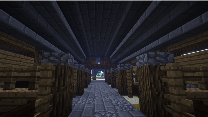 Old Farm/Ranch/Horse Stable - With Farmland And Storehouse Minecraft Map